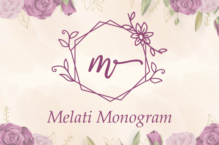Melati Monogram - Attype Studio