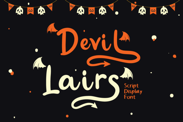 Devil Lairs - Halloween Font - Attype Studio
