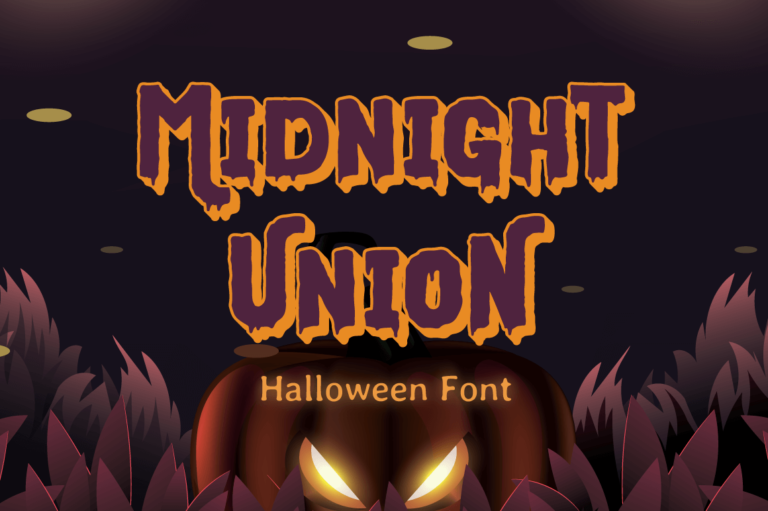 Midnight Union - Halloween Font - Attype Studio