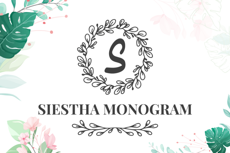 Siestha Monogram - Attype Studio