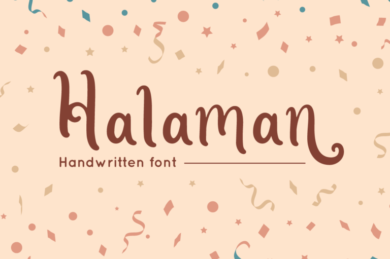 Halaman - Handwritten Font - Attype Studio