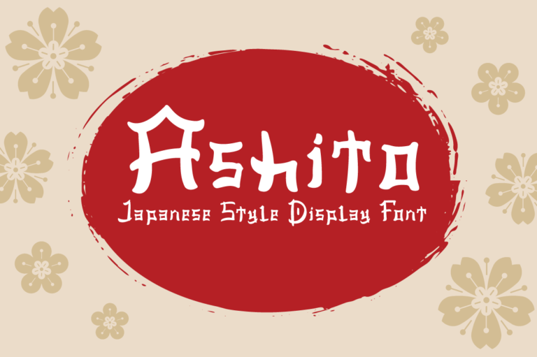 Ashito - Japanese Style Font - Attype Studio