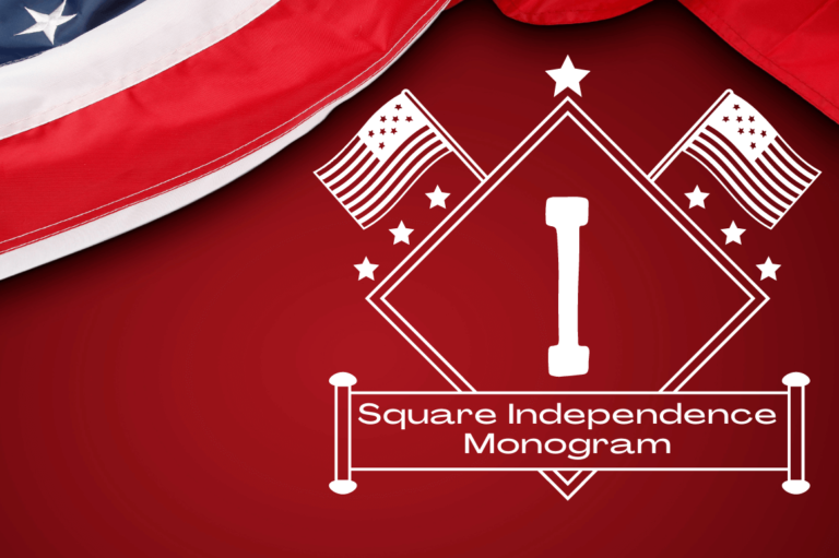 Square Independence Monogram - Attype Studio