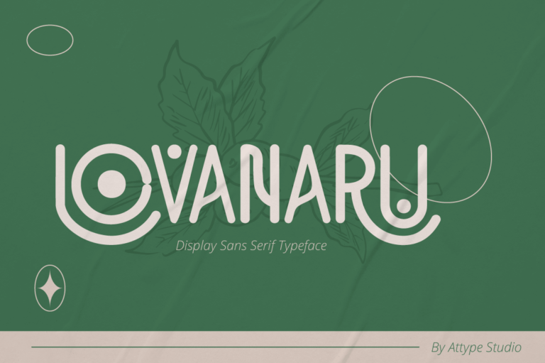Lovanaru - Display Sans Serif - Attype Studio