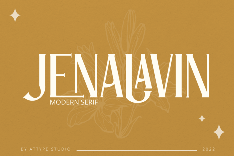 Jenalavin - Modern Serif - Attype Studio