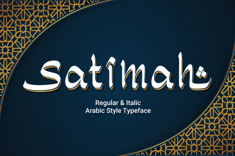 Satimah - Arabic Style Font - Attype Studio