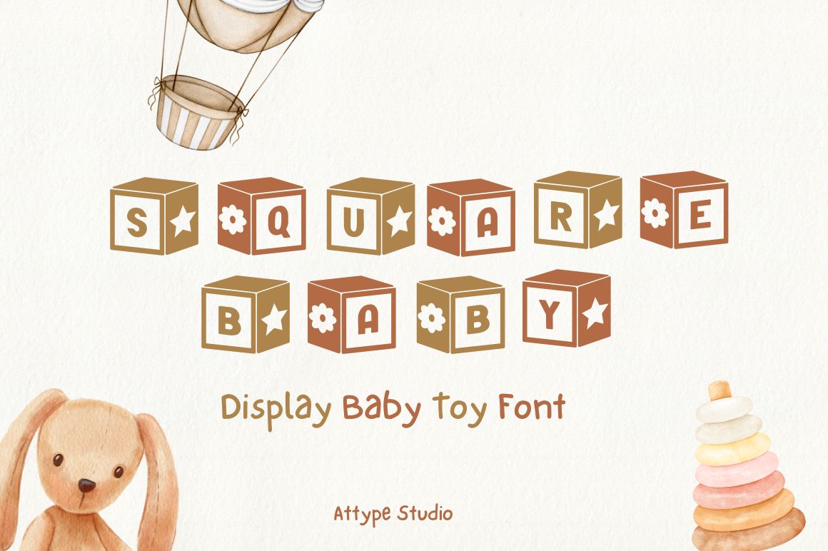 Square Baby - Display Font - Attype Studio