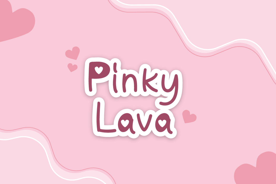 Pinky Lava - Lovely Font - Attype Studio